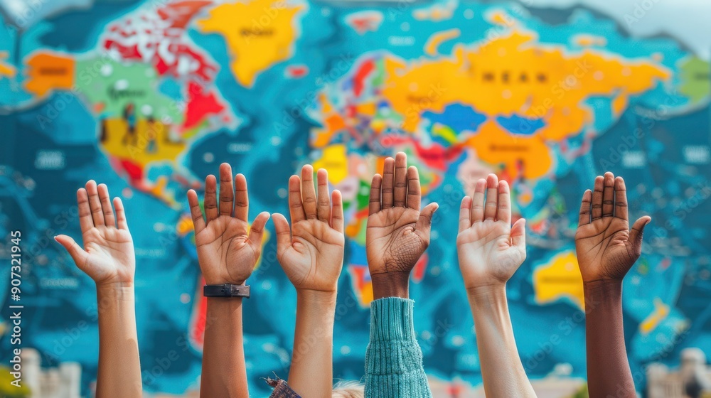 Global Thanks: Multi-Ethnic People from Different Nations and ...