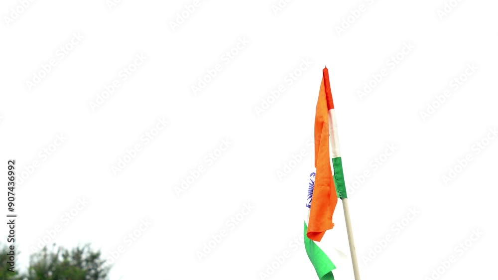 The Indian flag, known as the Tiranga, features three horizontal ...