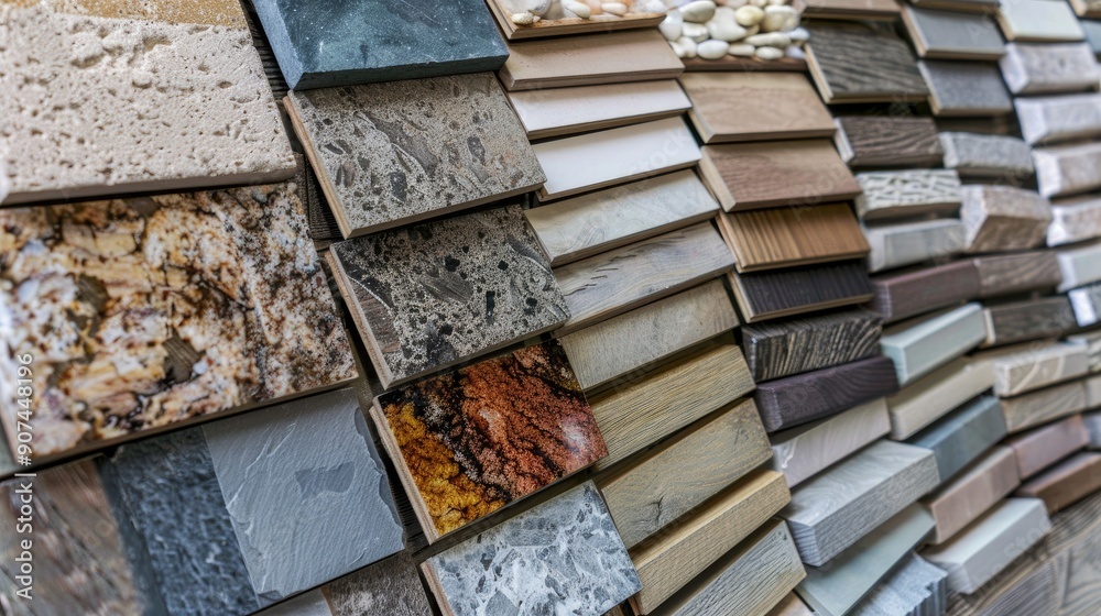 Sample Stone Wood Veneer and Laminate Color Chart for Interior Design ...