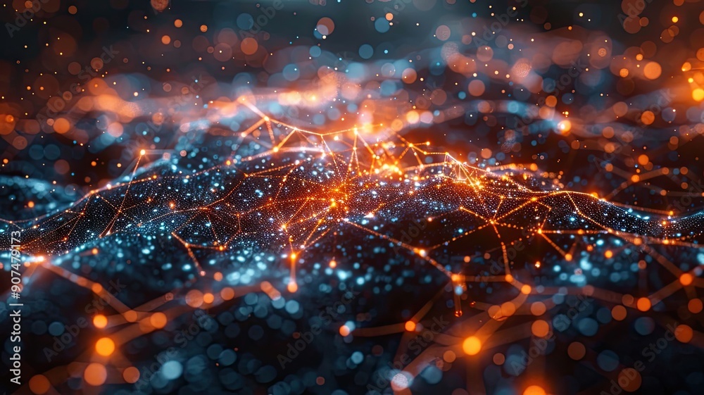 spread of digital brain connections. Artificial intelligence and the ...