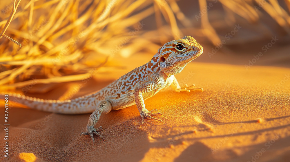 In the sun-drenched deserts of Saudi Arabia, lizards scurry across the ...