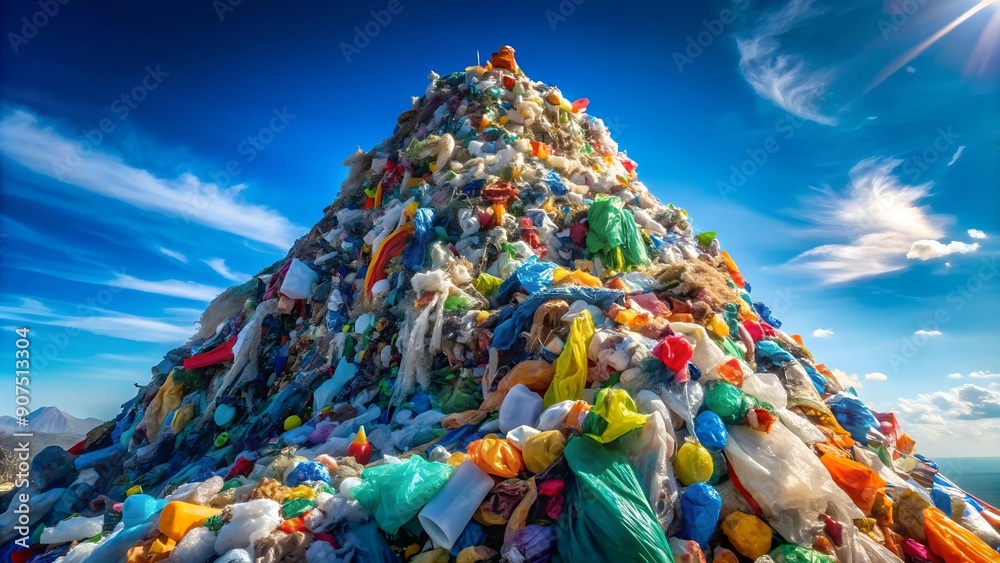 A Mountain of Plastic: A Surrealist Depiction of Plastic Waste ...