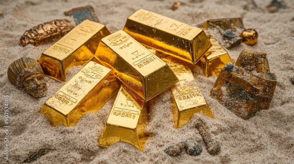 Uncovering Hidden Treasures: Gold Bars Submerged Among Ancient ...