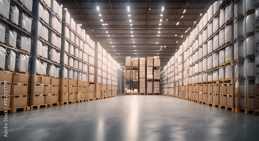 Efficient Cold Storage A Symphony in Supply Chain Logistics Concept ...