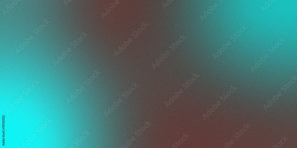 Retro Grunge Gradient with Noise Texture. Retro Teal to red Gradient ...