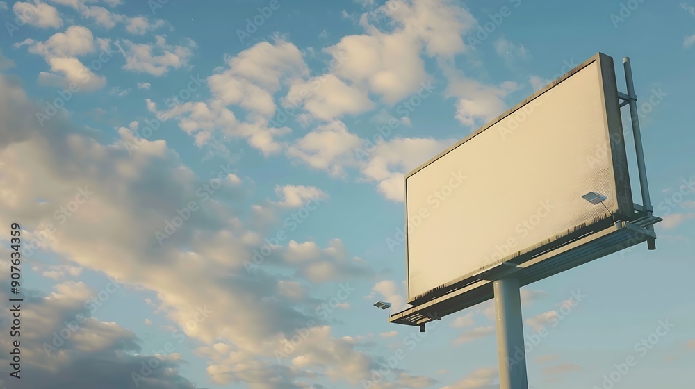 Blank billboard or road sign template on the highway Empty billboard ...