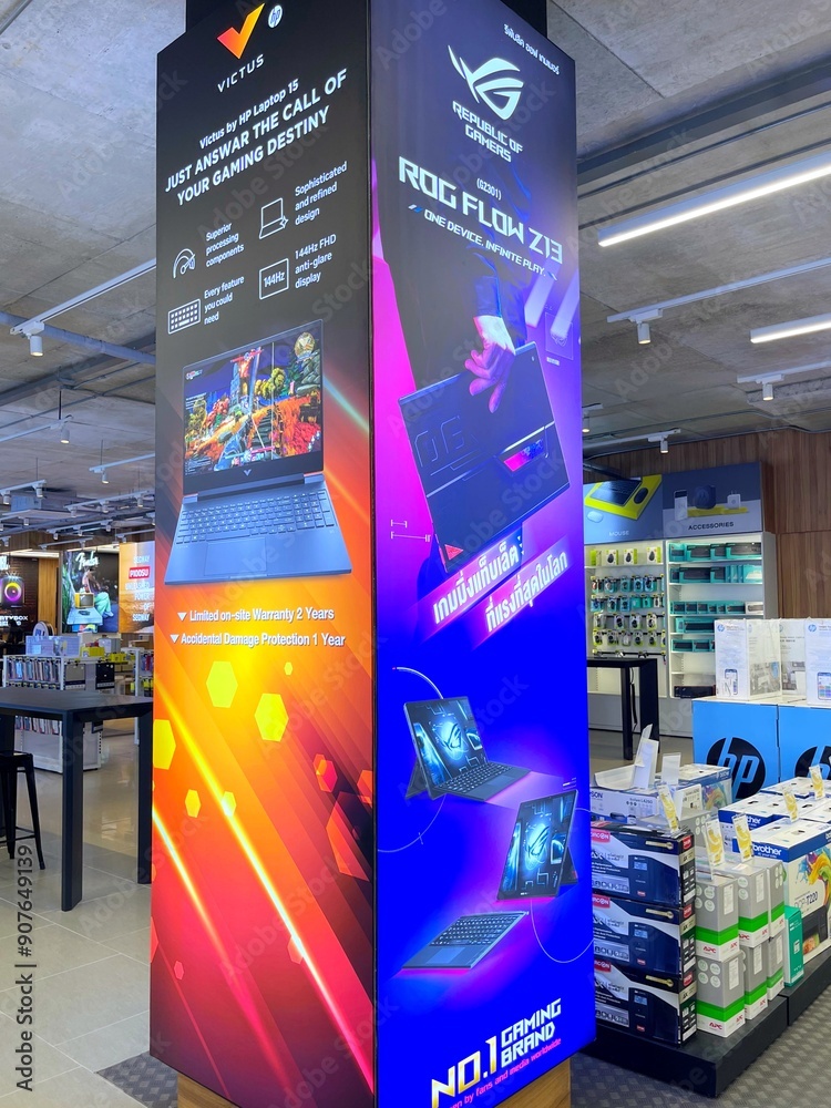 Brand HP, new line of gaming laptop Victus and trademark Asus, ROG Flow ...