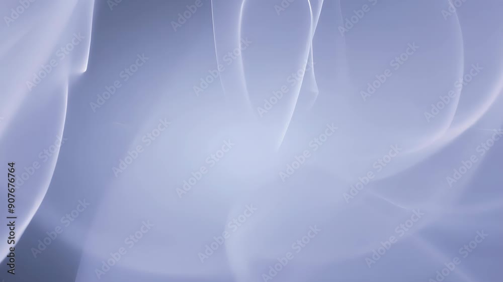 background with soft white highlights and smooth lines on a blue ...