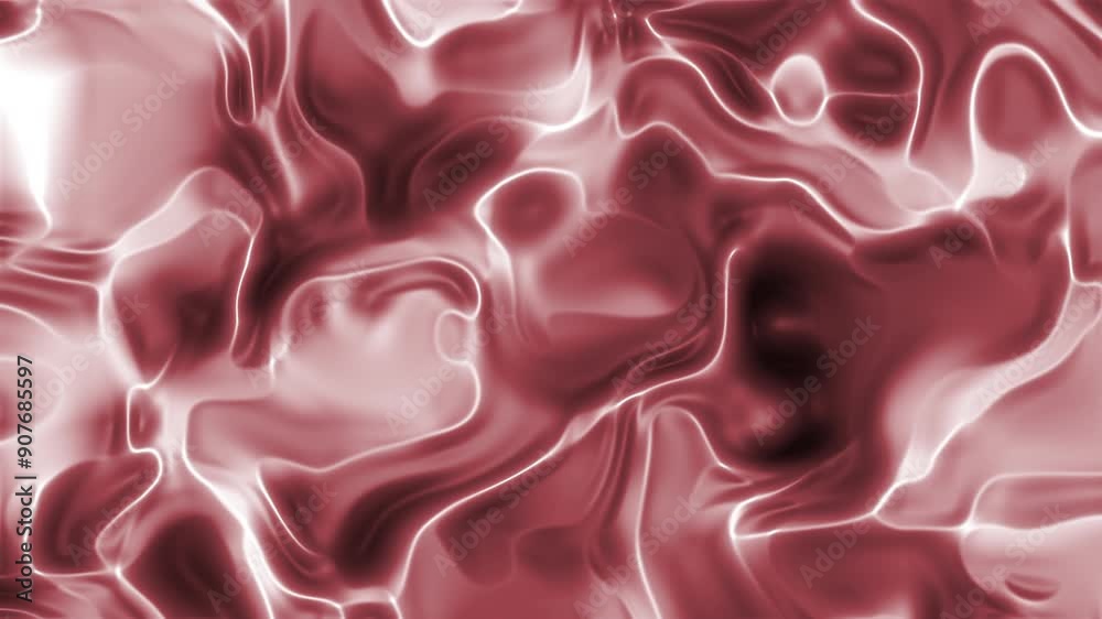 Abstract light maroon background in fluid texture with dynamic wavy ...