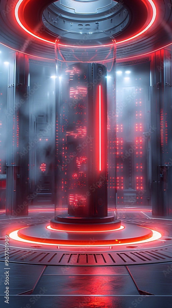 simple sci-fi style design, high-end futuristic sense. In the middle ...