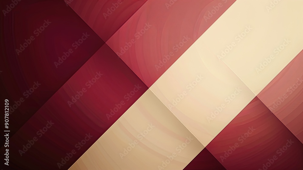 Elegant Corporate PowerPoint Template with Maroon and Beige Gradients ...