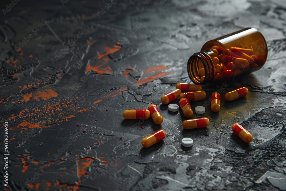 International day of overdose awareness. Landscape view. Open medicine ...