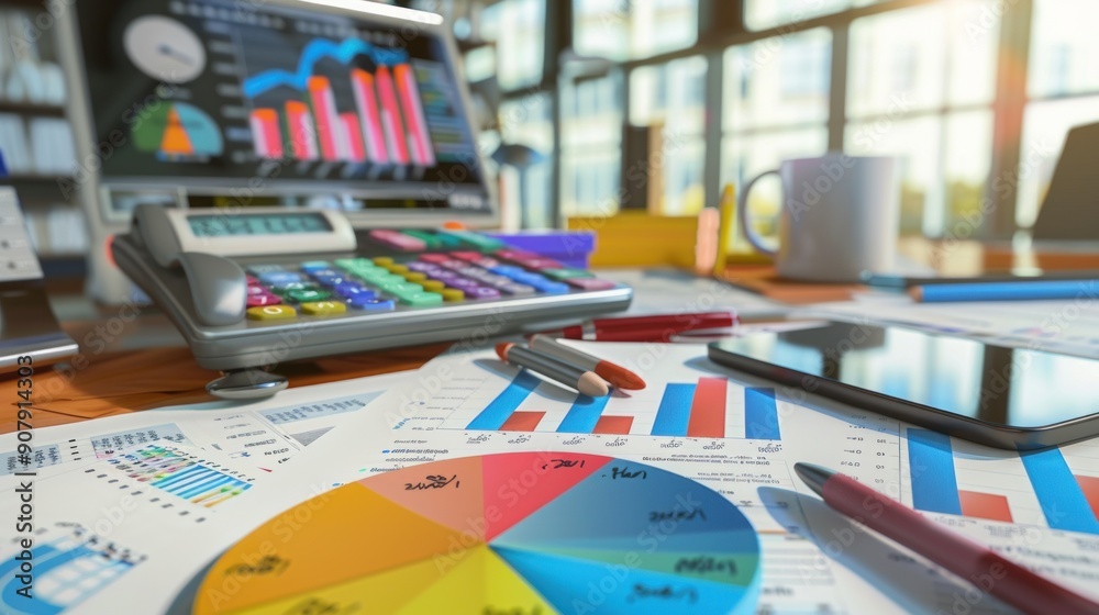 Generate a photo realistic image of a construction project team ...