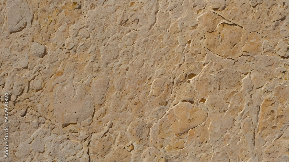 tan limestone with a porous surface and subtle color gradients Stock ...