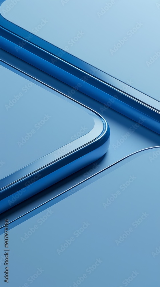 Blue Shapes background wallpaper for phone Stock Illustration | Adobe Stock