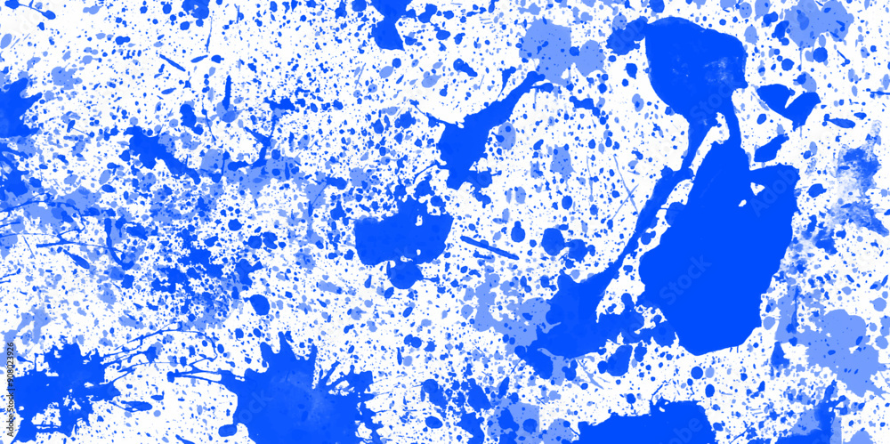 Navy Blue spilt texture of paint strokes. Abstract splash of color navy ...