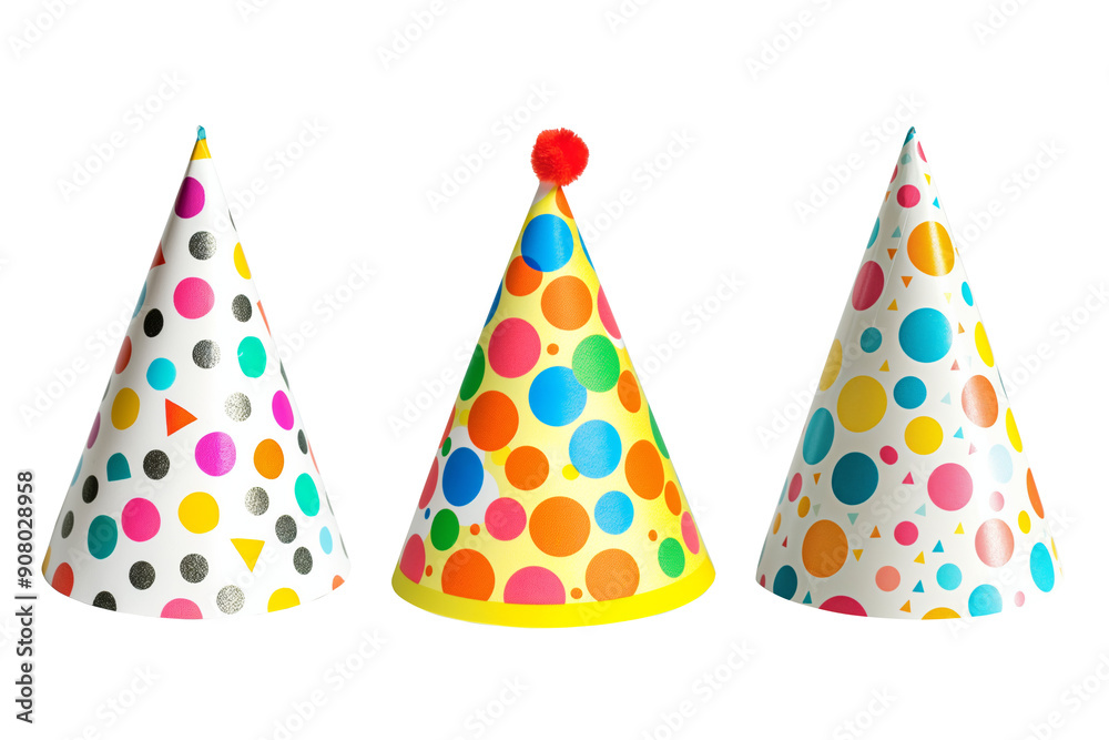 Bright and Colorful Party Hats are Perfect for Celebrations, Gatherings ...