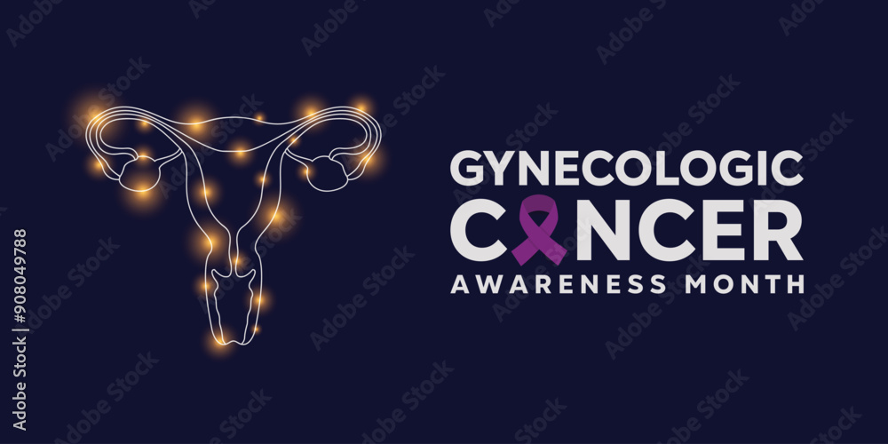 Gynecologic Cancer Awareness Month. Vagina and light. Great for cards ...