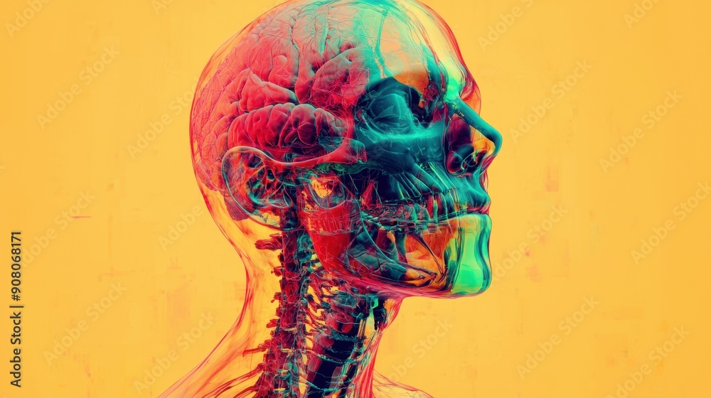 51. Human anatomy, abstract, bird's eye view, visual hierarchy, glitch ...