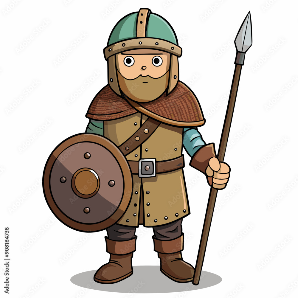 Vetor de Ragnar Lothbrok Vector Cartoon Clip art illustration do Stock ...