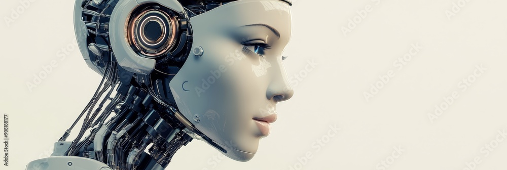 The Future of AI: A Humanoid Robot's Perspective - The image showcases ...