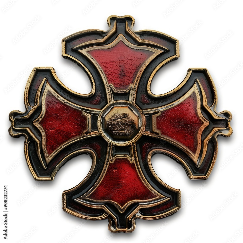 Firefighters Cross Symbol: Dial 911 Alert for Fire Department ...
