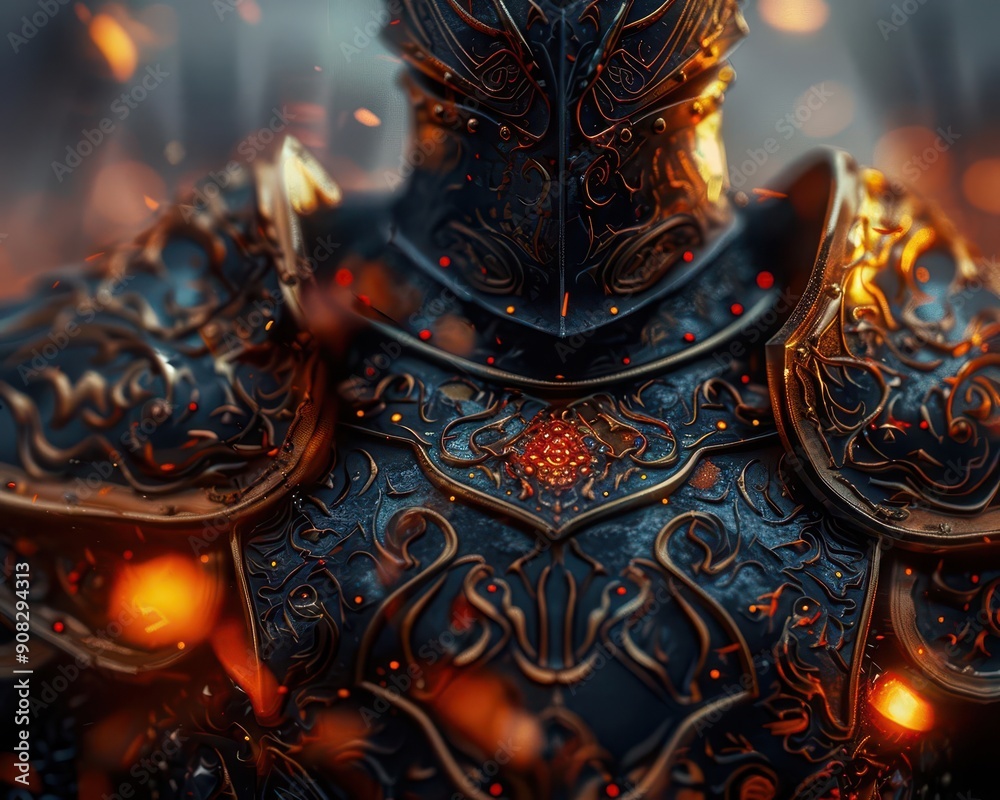 Medieval defense mechanisms like fortified castles and knights in armor ...