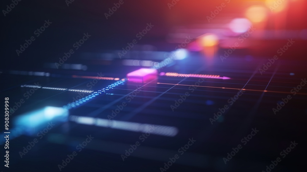 Dynamic Animated Timeline Illustrating Clear Chronological Milestones ...