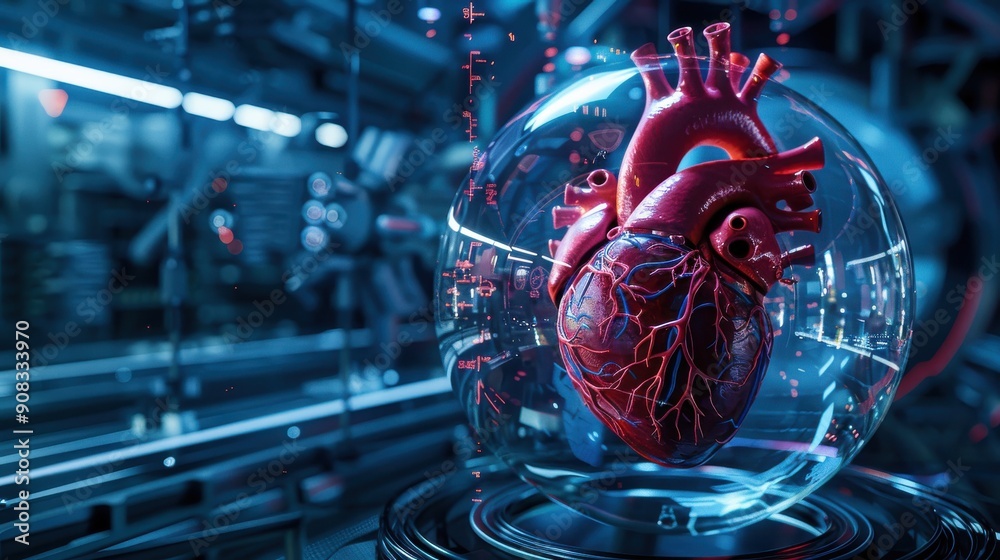 A 3D imaging scan showcasing the intricate structures of the ...