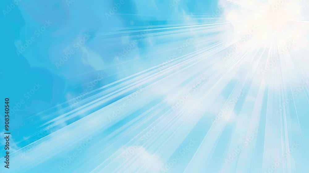 Corporate Sky Blue PowerPoint Template with White Gradient, Raw Style ...