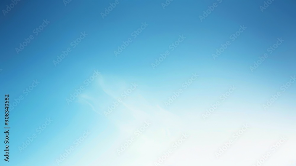 Corporate Sky Blue PowerPoint Template with White Gradient, Raw Style ...