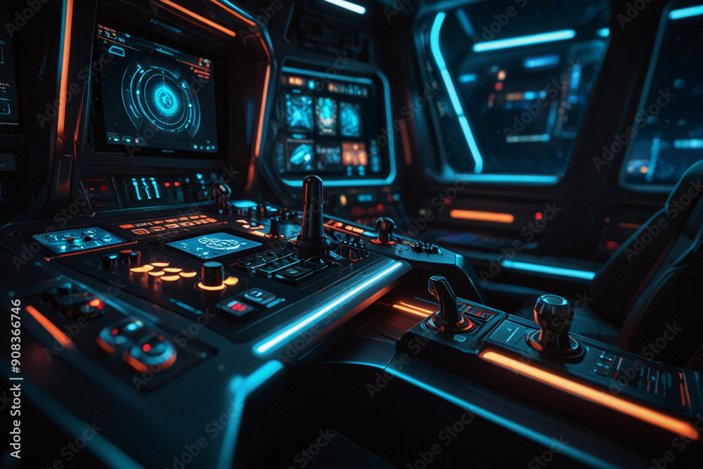 Interier Of a Cyber Security Room | Control Panel of a computer | cyber ...