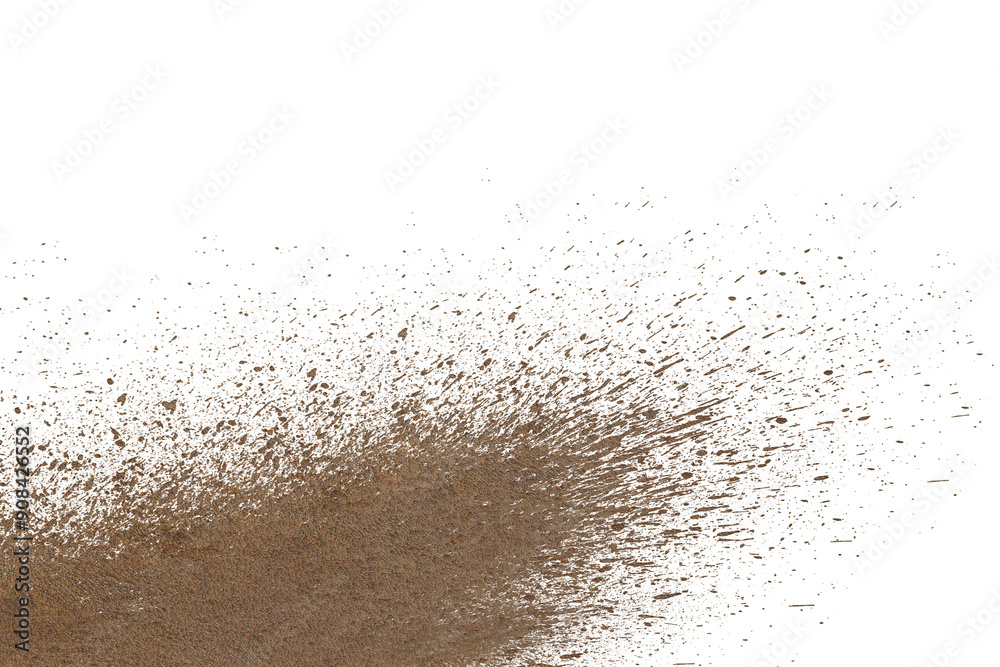 Poster mud splash isolated transparency background. – Wall Art | UkPosters