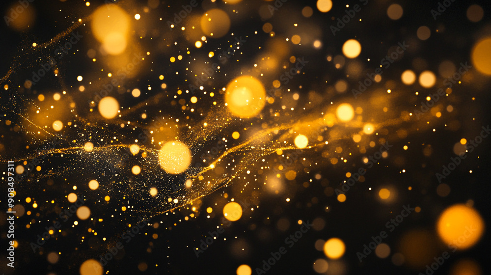 Luxury gold light streak. Particle, luxury awards ceremony background ...