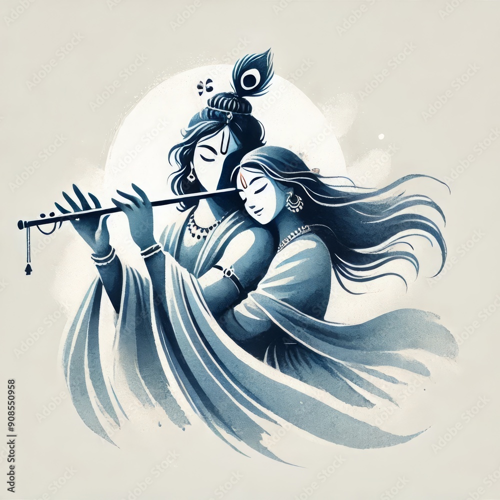 Krishna Janmashtami Festival Of India, Radha Krishna Symbol of Divine ...