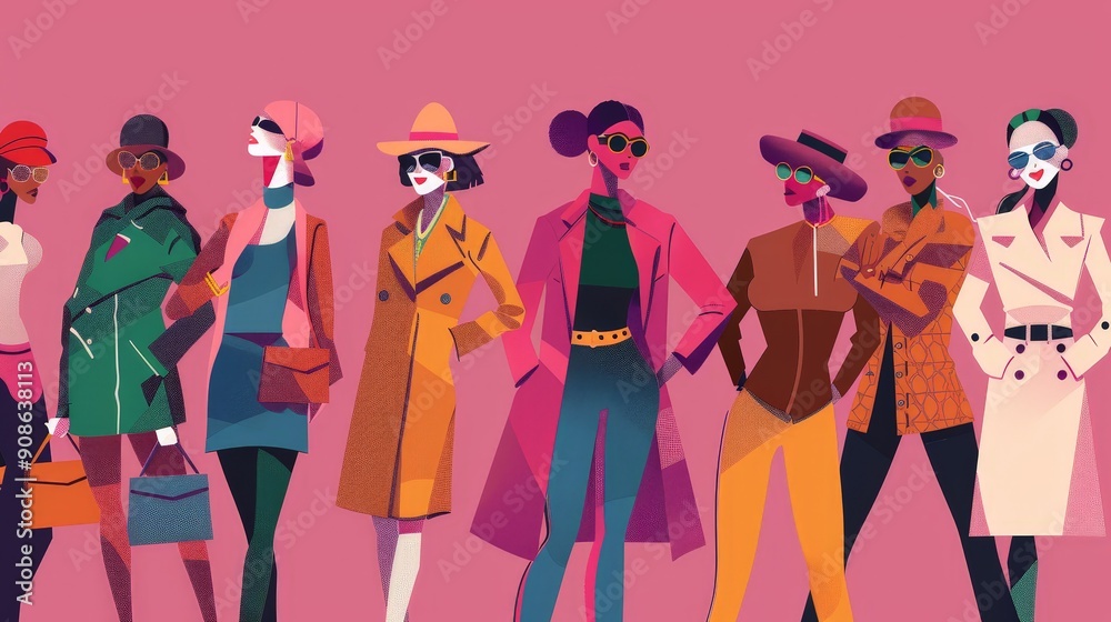 Iconic fashion trends shape style movements. Describe a fashion trend ...