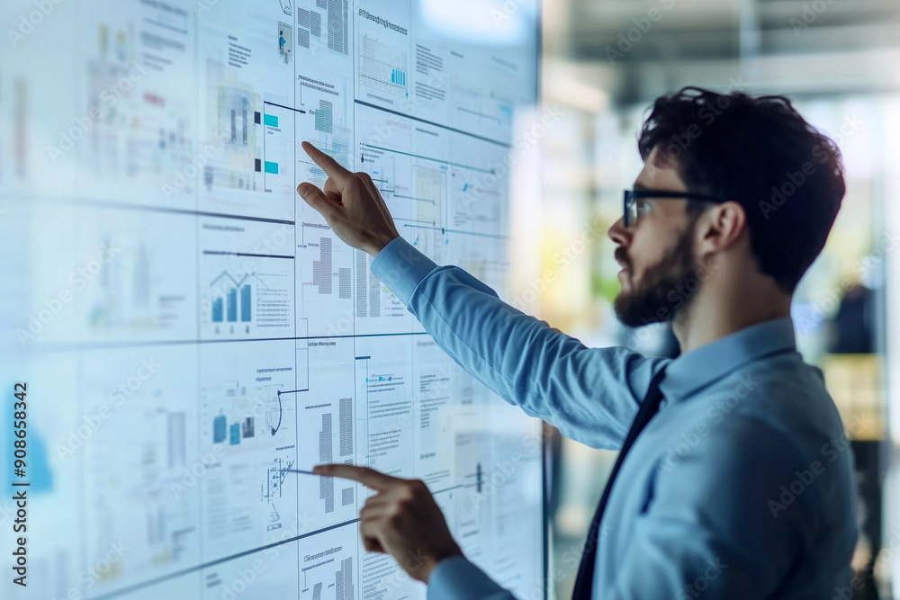 By projecting the organizational infrastructure diagram on a virtual ...