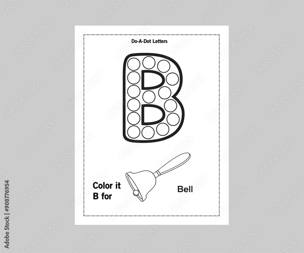 Alphabet Letter B | Alphabet Letter Tracing | Alphabet Letter Dot-To ...