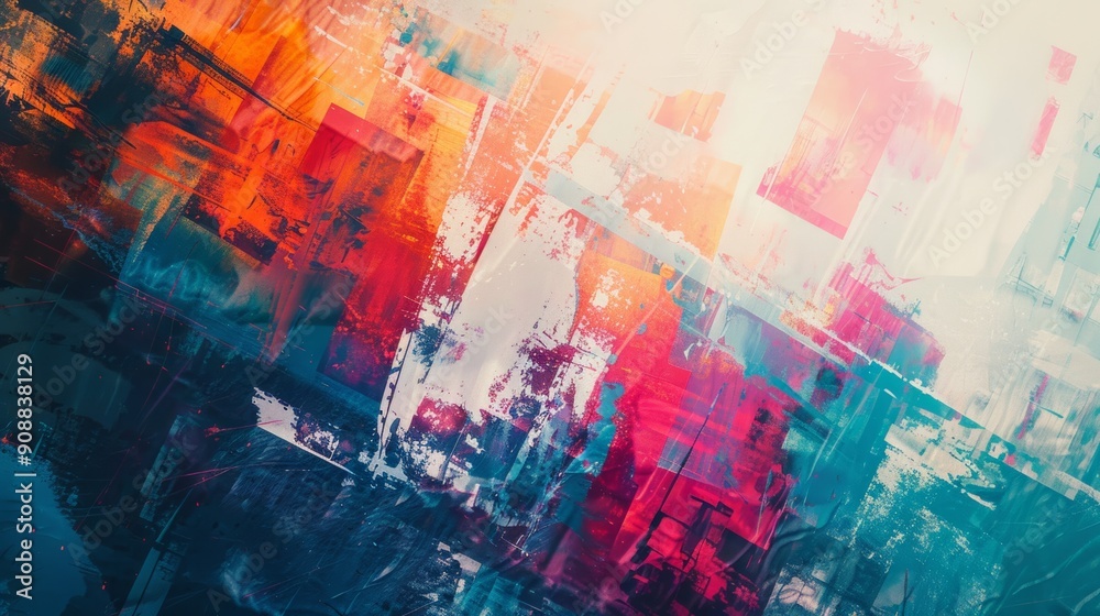 Abstract Art Design Concept Modern Contemporary Background for Business ...