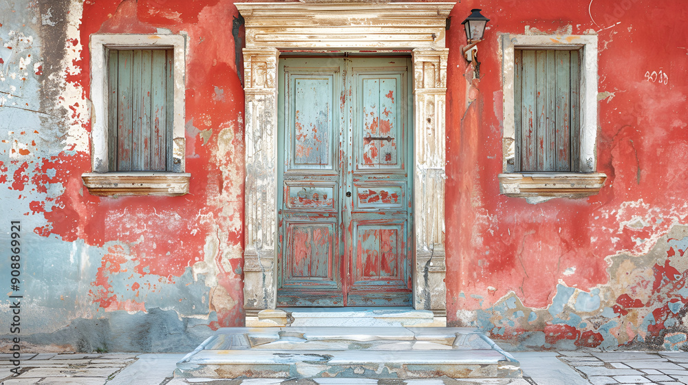 pictorial details of Greece, Old traditional Greek doors series -retro ...