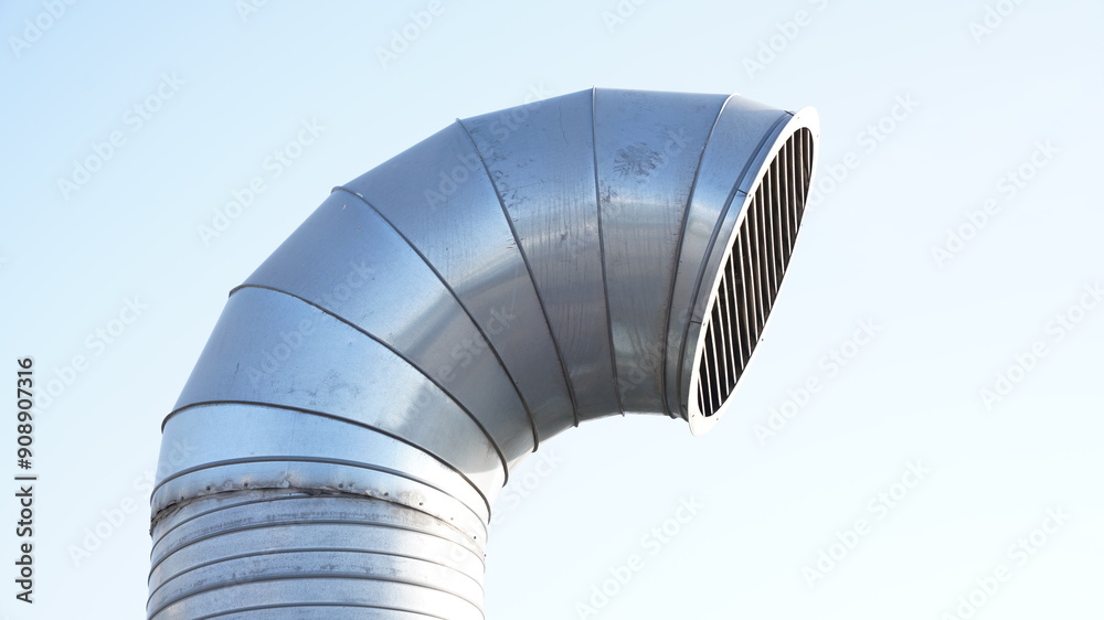 Air Ducts pipe. Flexible duct pipe Stock Photo | Adobe Stock