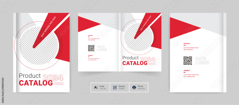 Product catalog cover page design for your business professional ...