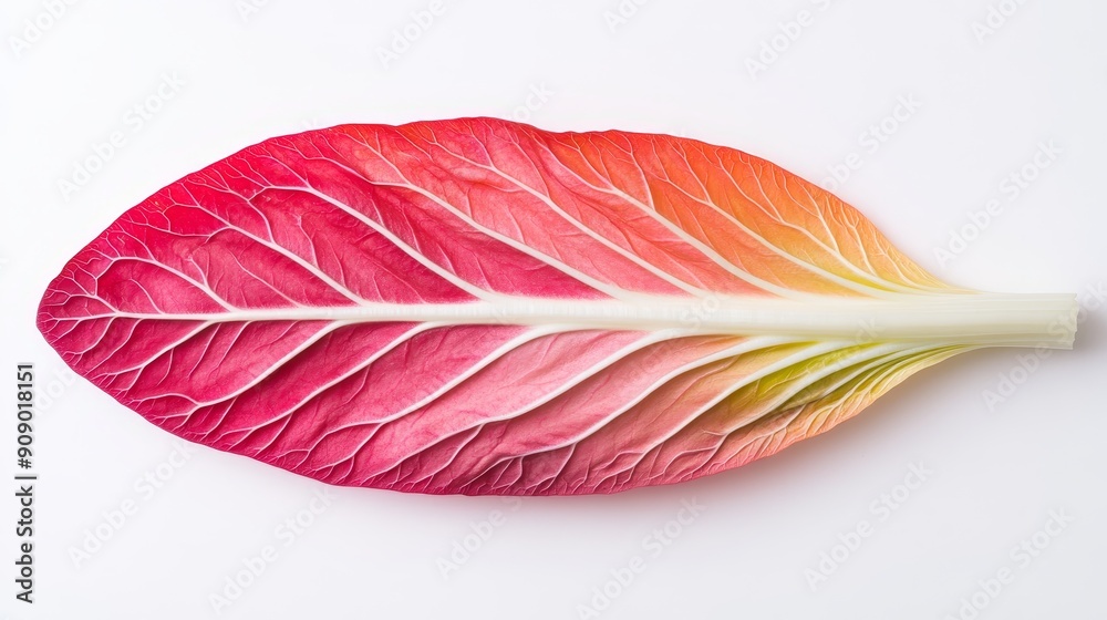 Cross-section of a chard stalk, revealing its internal structure and ...