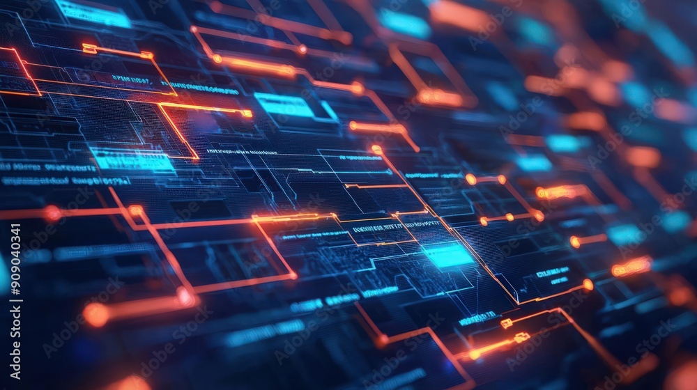 Digital flowchart of data privacy compliance steps and cybersecurity ...