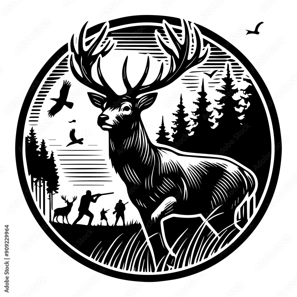 fishing svg png, hunting svg png, deer clipart, hunting bundle, deer ...