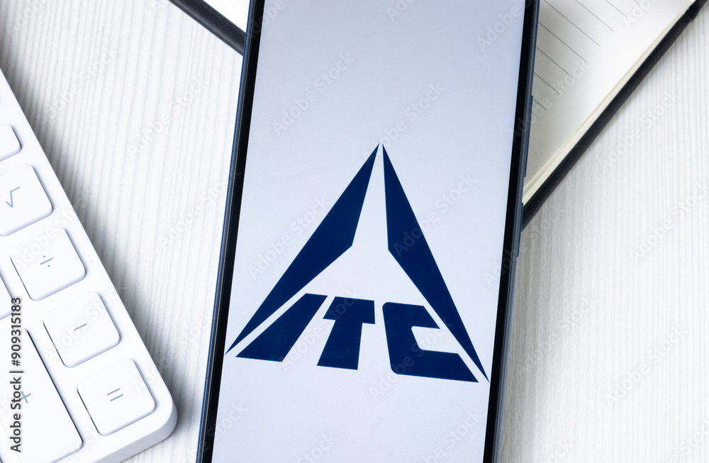 New York, USA - 1 August 2024: ITC Logo on Phone Screen, Company Icon ...