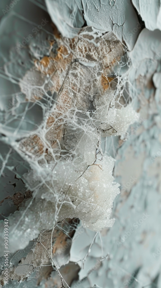 Macro View of Asbestos Chrysotile Fibers on Cracked Surface, Health ...