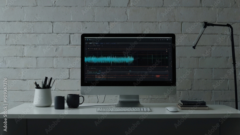 banner featuring a minimalist, seamless HD quality background with an ...