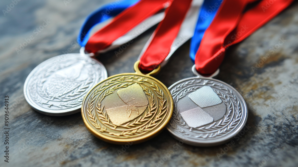 Gold, silver, and bronze medals are given to athletes who place first ...