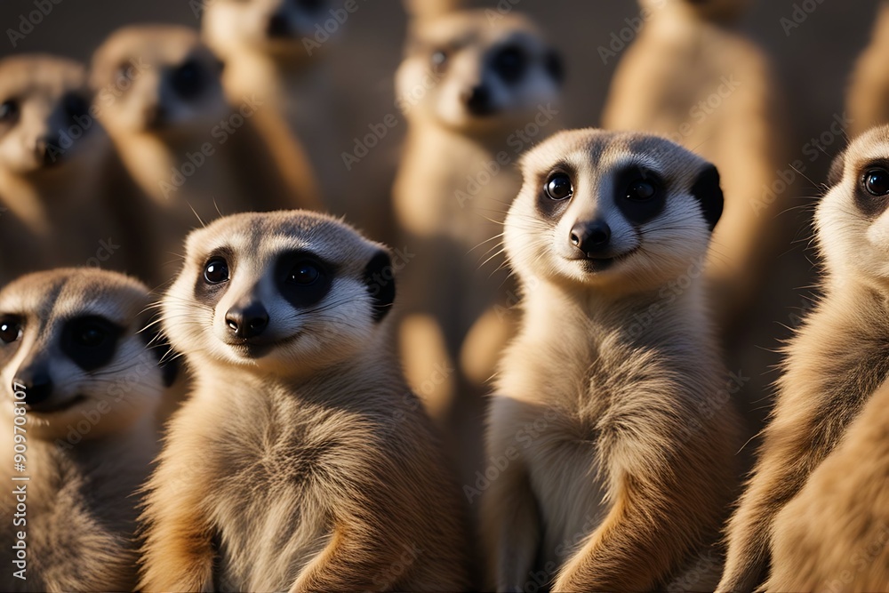 meercats africa african alert animal brown creature crouch cute desert ...